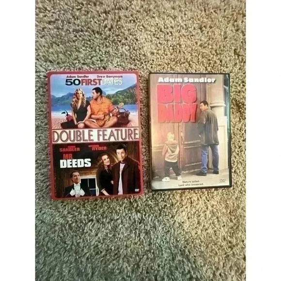 Columbia Pictures | Media | Adam Sandler Dvd Movies Lot Of 3 Mr Deeds 5 ...